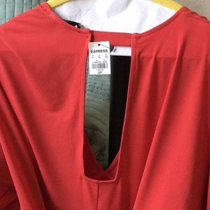 Express | Shorts | Burnt Orange Romper | Poshmark